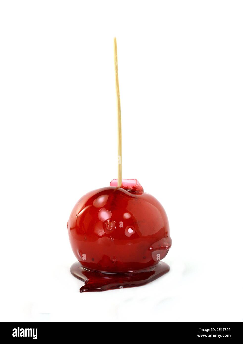Toffee apple isolated on Cut Out Stock Images & Pictures - Alamy