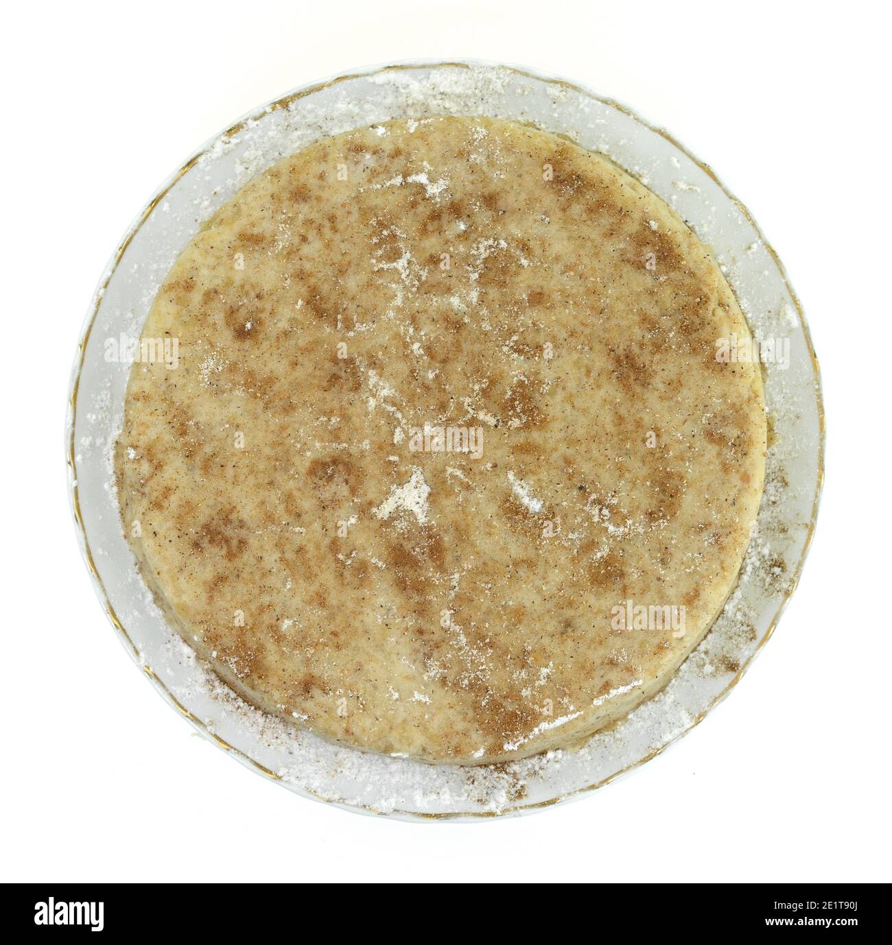 Bowl of Buckwheat Porridge Isolated on White Background. Cooked ...