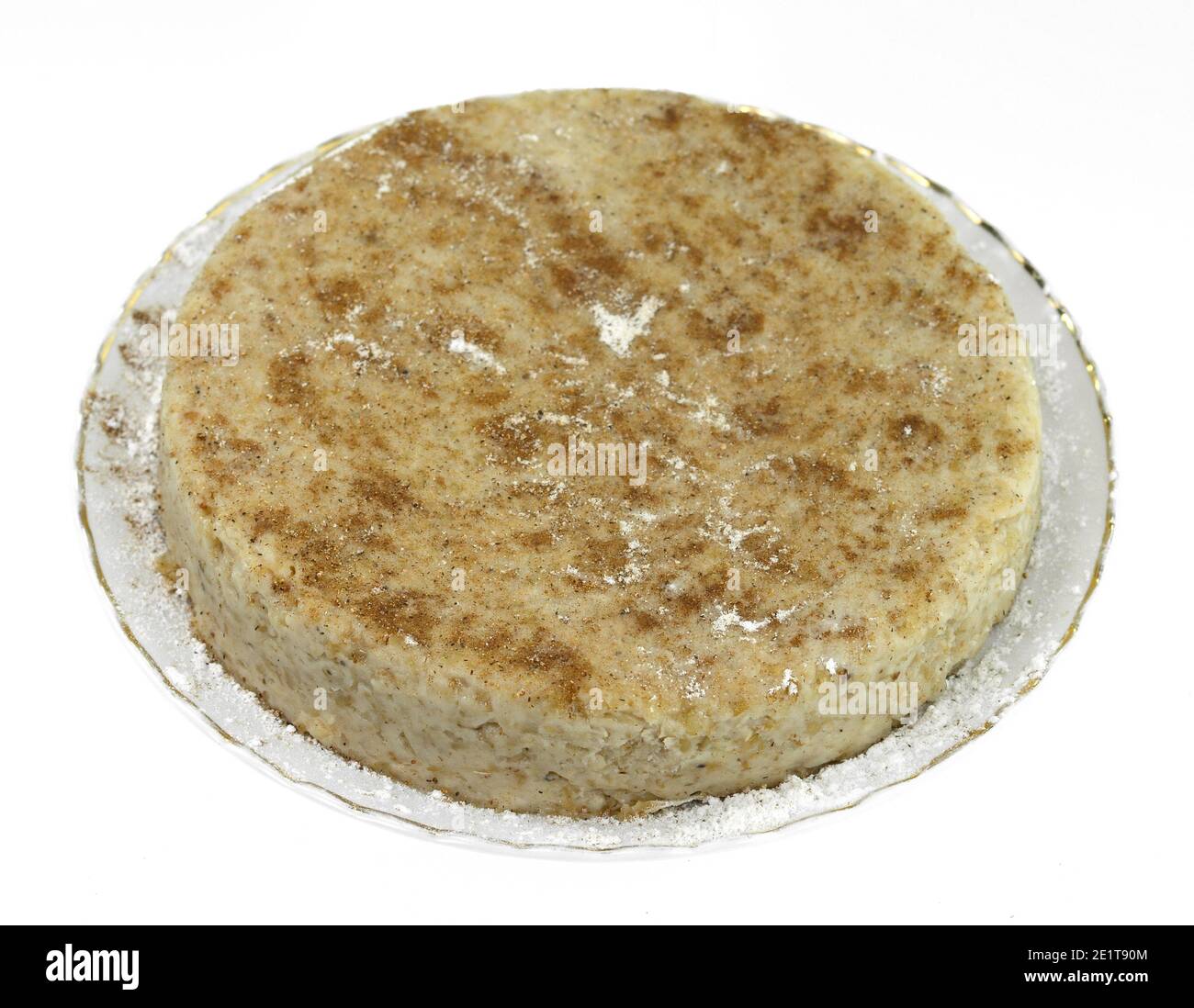 Bowl of Buckwheat Porridge Isolated on White Background. Cooked ...