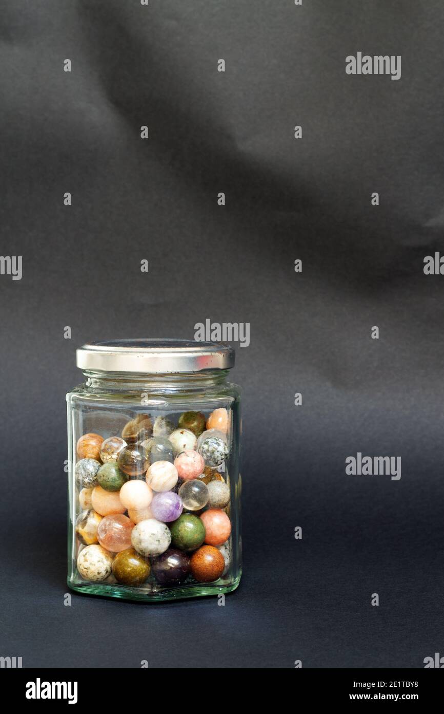 Jar of marbles hi-res stock photography and images - Alamy