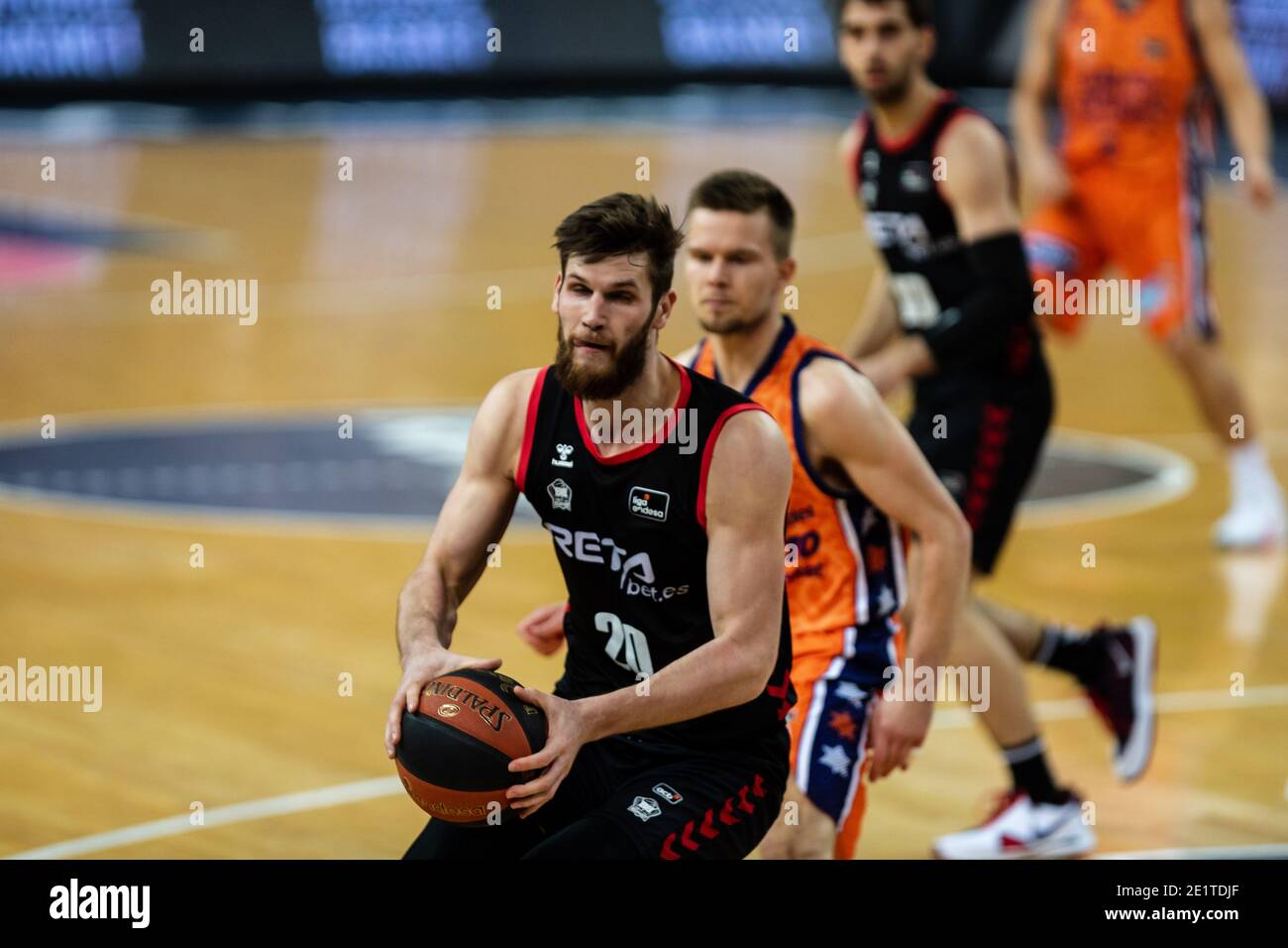 Bilbao, Basque Country, SPAIN. 9th Jan, 2021. REGIMANTAS MINIOTAS (20 ...
