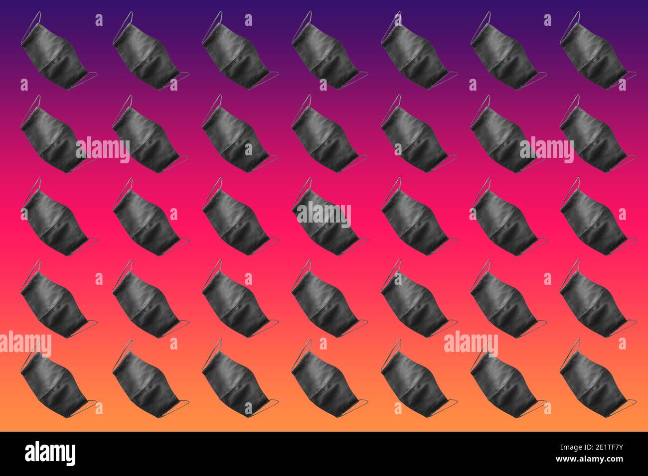 Protective mask pattern. Face protective masks pattern isolated on ...