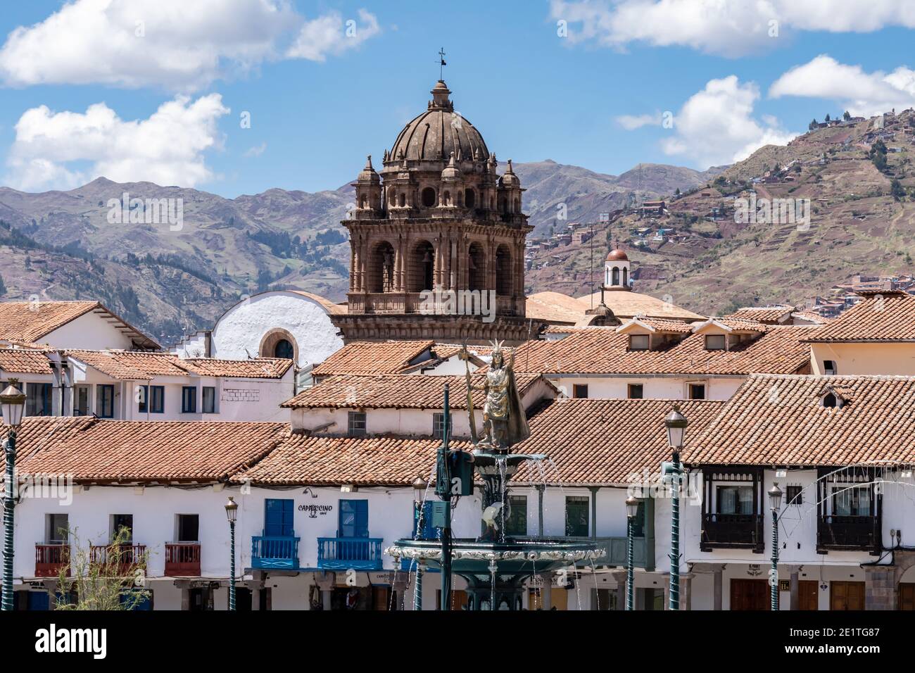 Cusco in the Peruvian Andes Stock Photo - Alamy