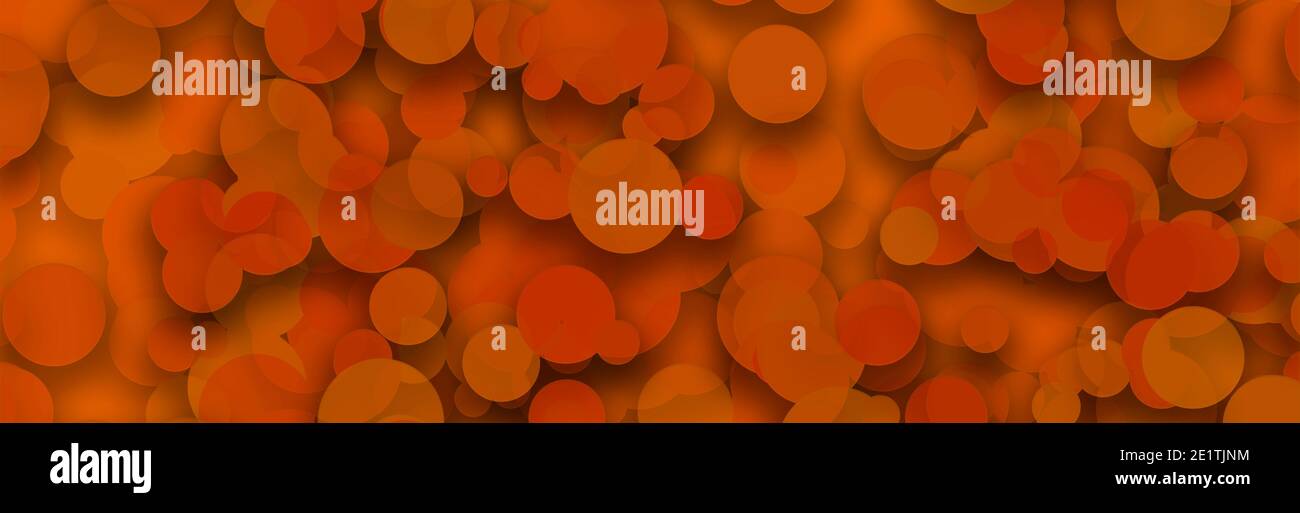 Orange circles texture for banner concept. Beautiful geometric ...