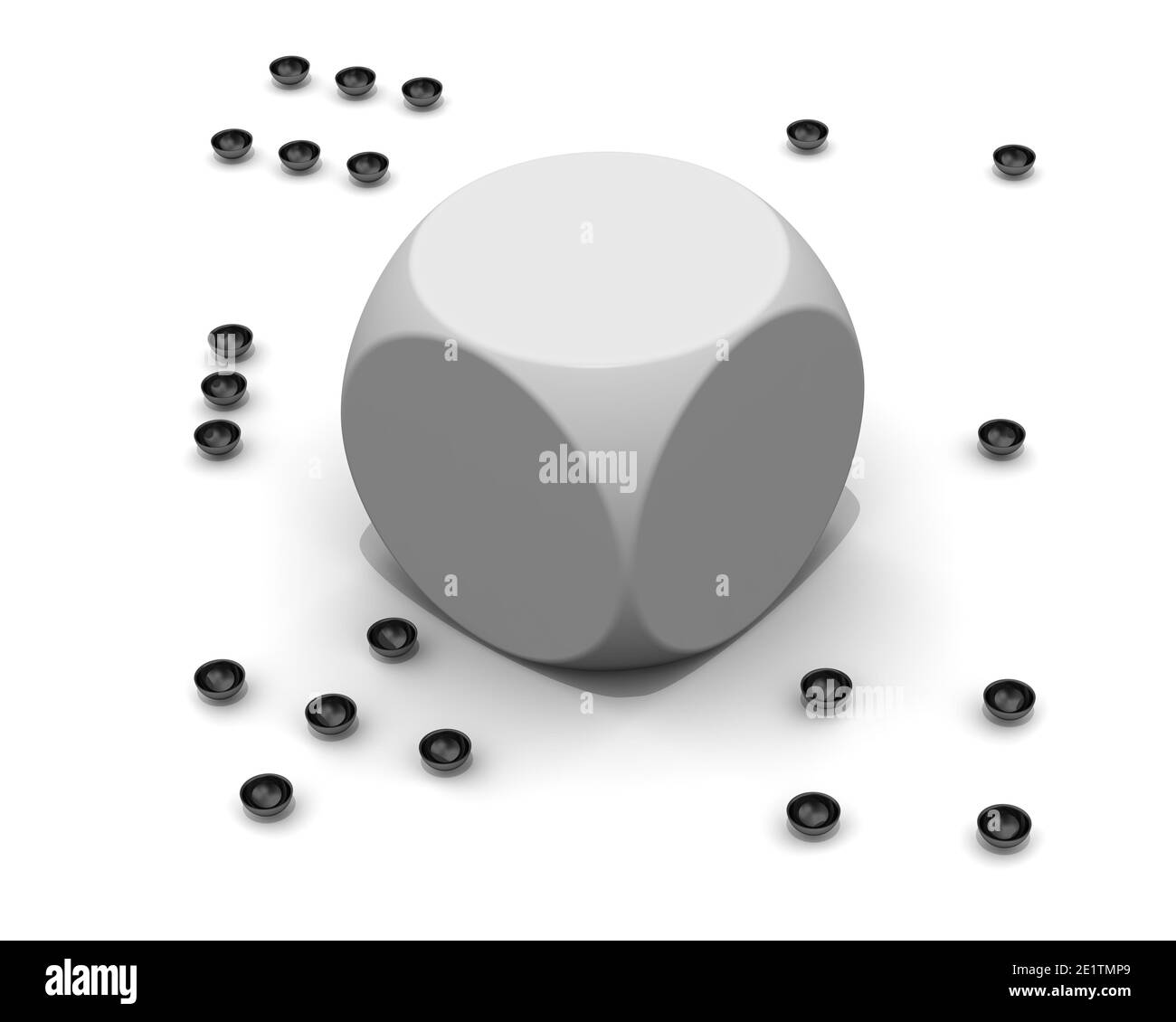 Number dice Black and White Stock Photos & Images - Alamy