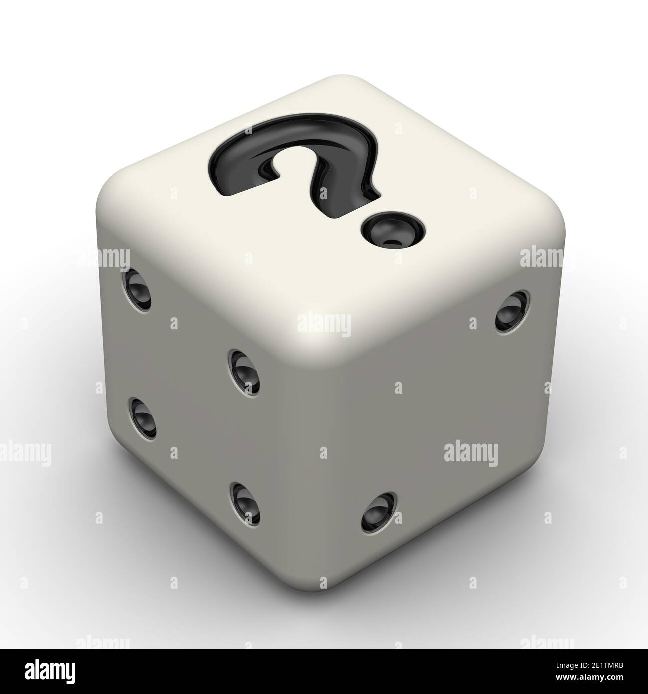 Dice question mark symbol isolated hi-res stock photography and images ...