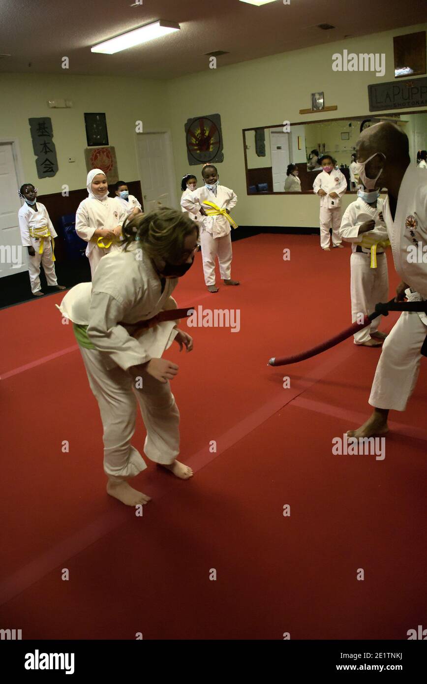 Pictures of my daughter's Karate Class for Editorial Uses.Hight quality ...