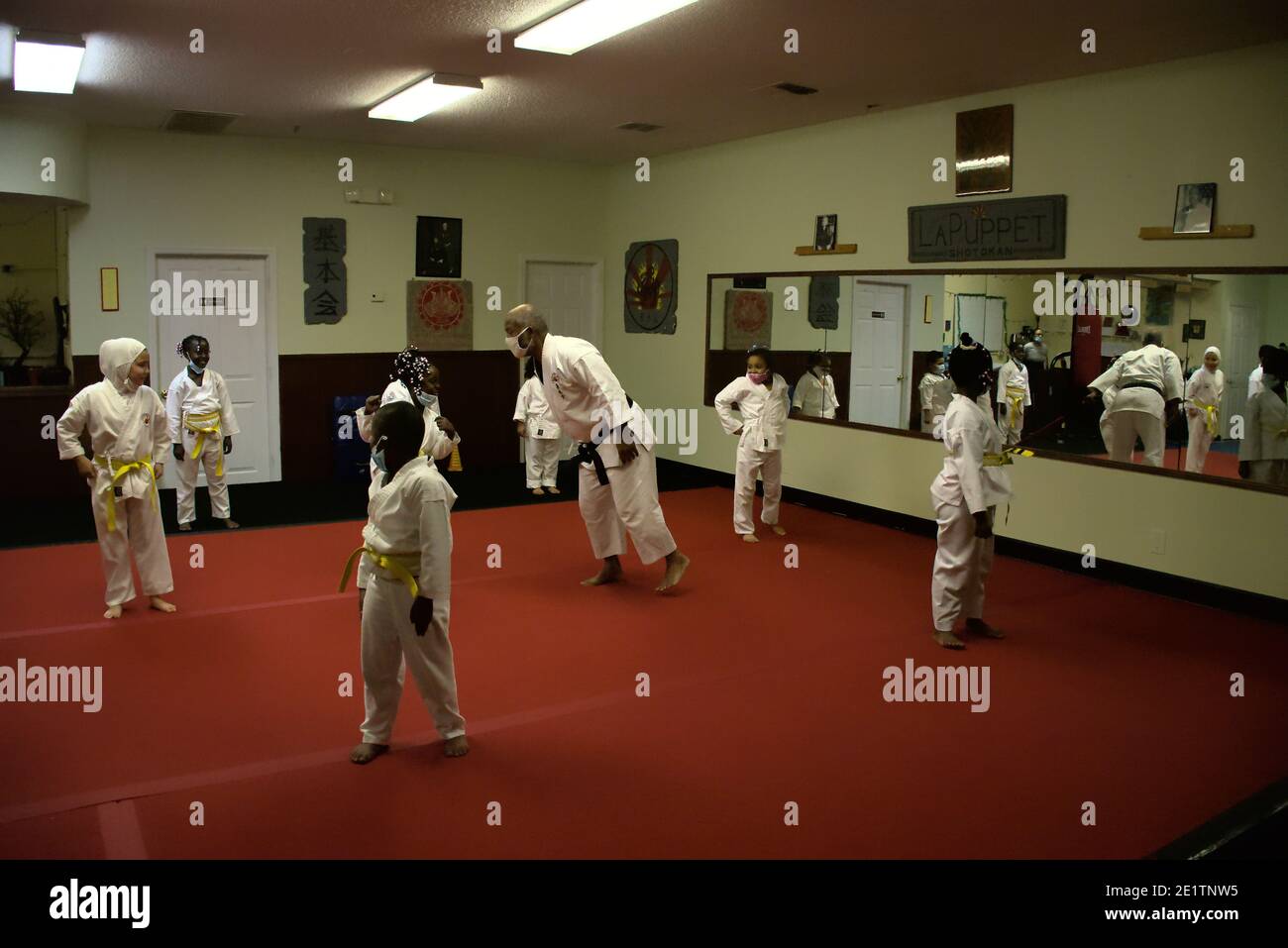 Pictures of my daughter's Karate Class for Editorial Uses.Hight quality ...