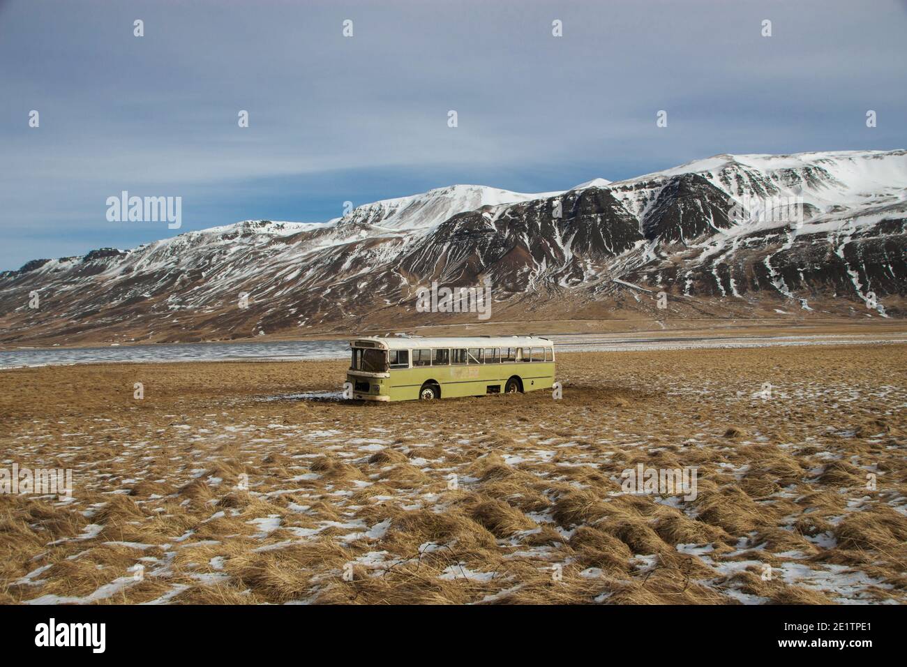 Panorama landscape of abandoned forgotten remote rural idyllic isolated ...