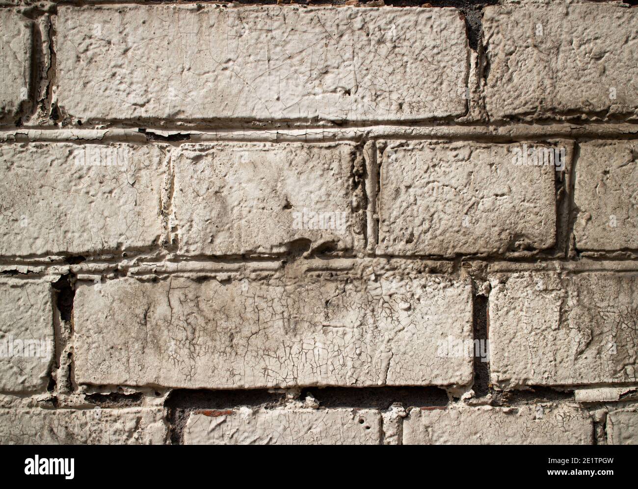 Close-up. Old white brick wall. Texture. Screensaver on your desktop ...