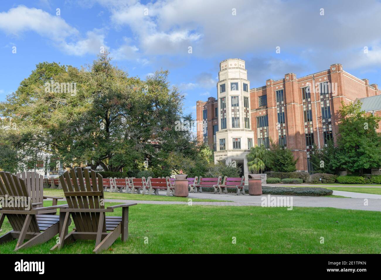 NEW ORLEANS, LA - DECEMBER 29, 2020: Loyola University Monroe Library ...
