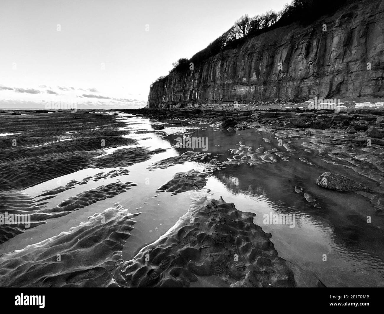 Blue pool rock in Black and White Stock Photos & Images - Alamy