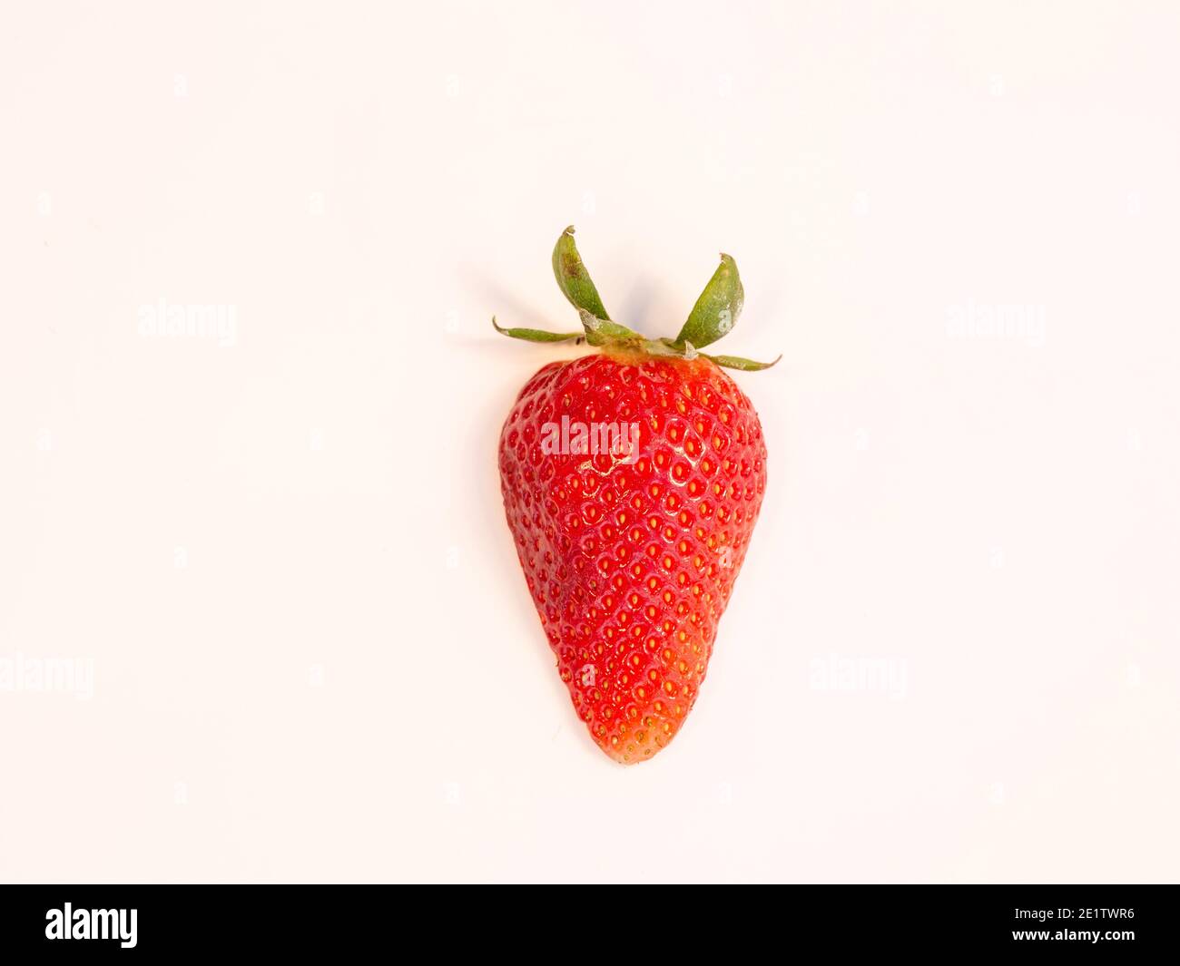 Strawberry isolated on white background Stock Photo - Alamy
