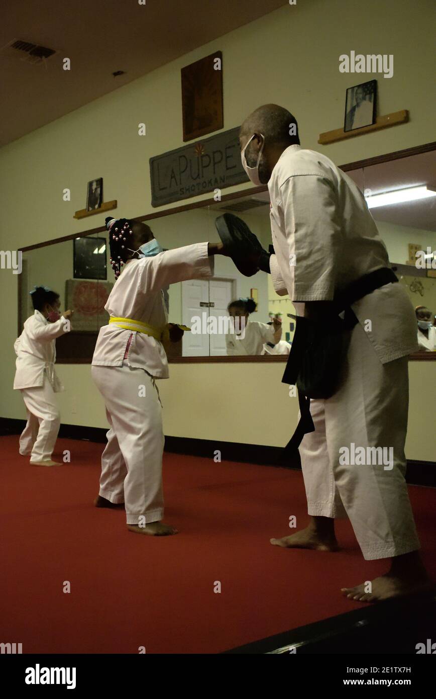 Pictures of my daughter's Karate Class for Editorial Uses.Hight quality ...