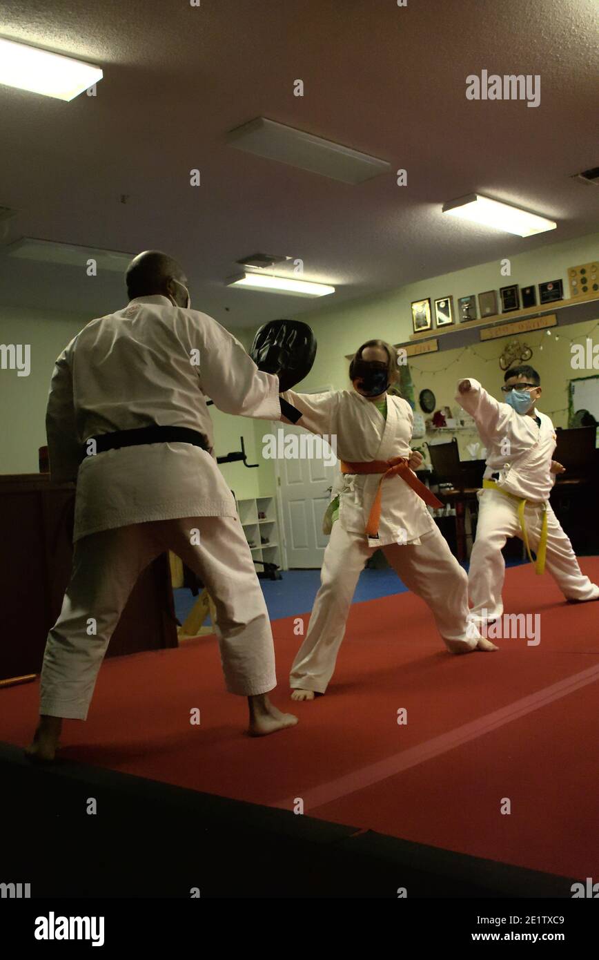 Pictures of my daughter's Karate Class for Editorial Uses.Hight quality ...