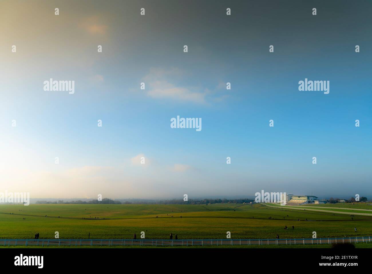 Epsom Race Track Stock Photo - Alamy