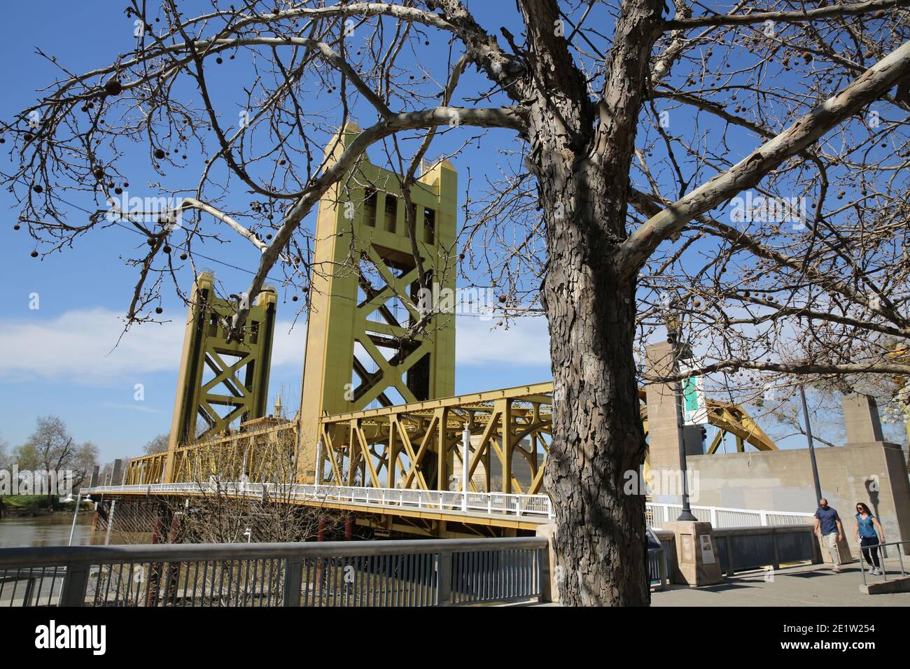 Sacramento, California, USA. 14th Mar, 2017. The I Street Bridge is a ...