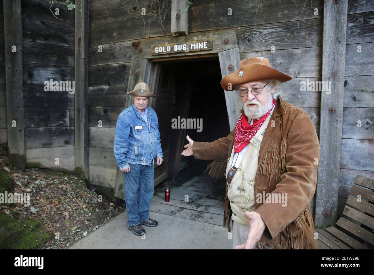 March 15, 2017, Placerville, California, USA: Historical miner re ...