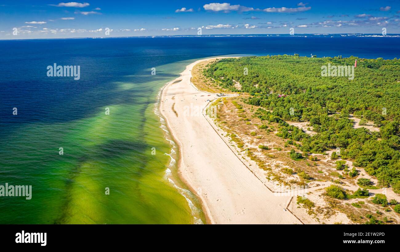 Aerial hel peninsula in poland hi-res stock photography and images - Alamy