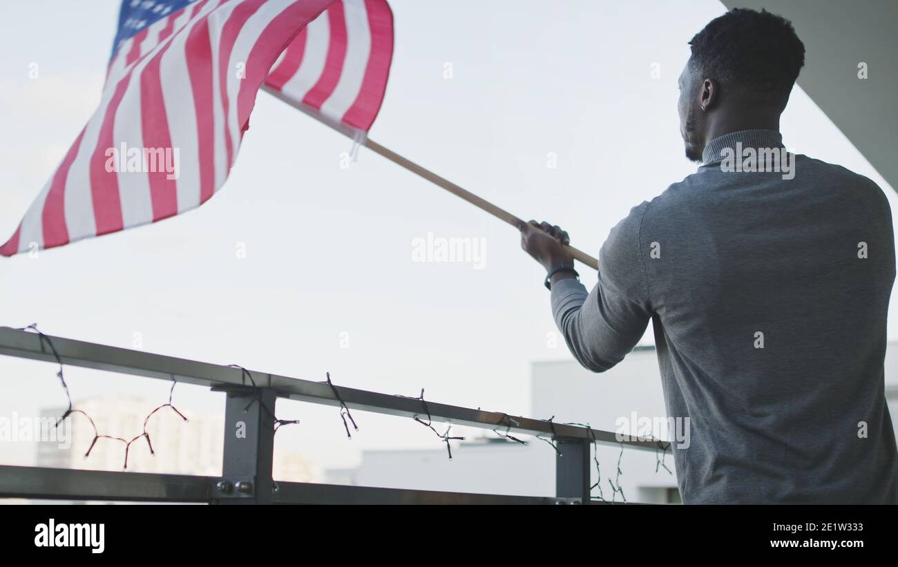Black lives matter waving hi-res stock photography and images - Alamy