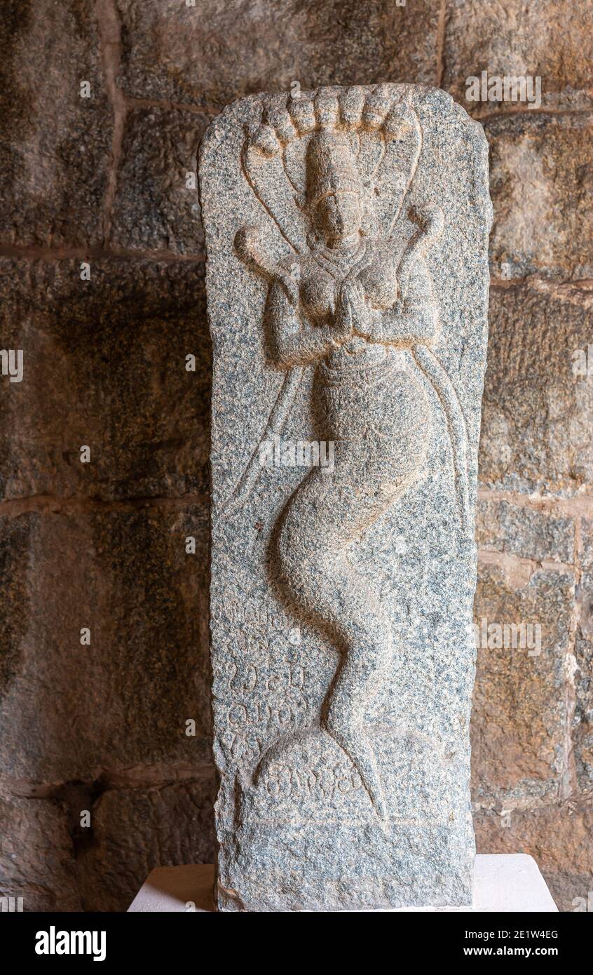 Hampi, Karnataka, India - November 5, 2013: Zanana Enclosure. Closeup ...