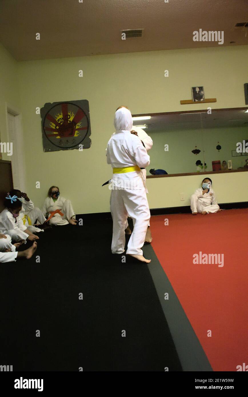 Pictures of my daughter's Karate Class for Editorial Uses.Hight quality ...