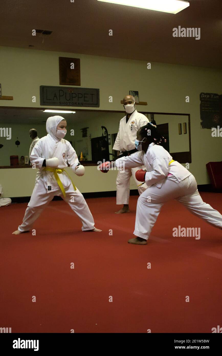 Pictures of my daughter's Karate Class for Editorial Uses.Hight quality ...