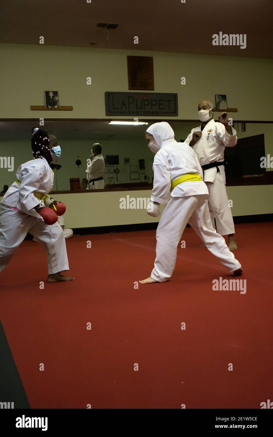 Pictures of my daughter's Karate Class for Editorial Uses.Hight quality ...