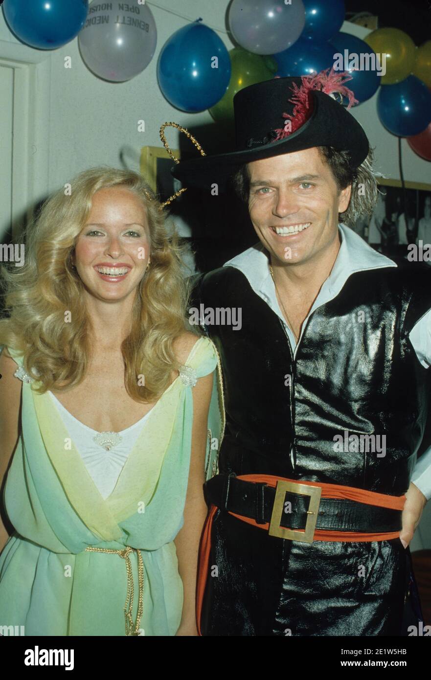 Marsha Wolf with Patrick Wayne 1980. Credit: Ralph Dominguez/MediaPunch ...