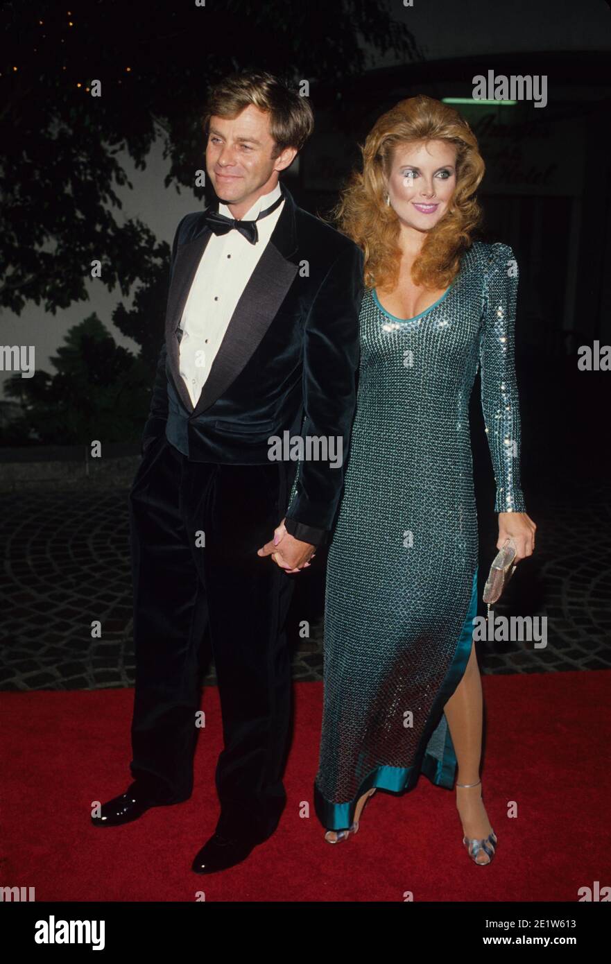 TRISTAN ROGERS with Rebecca Herbst 1987 f4506 Credit: Ralph Dominguez ...