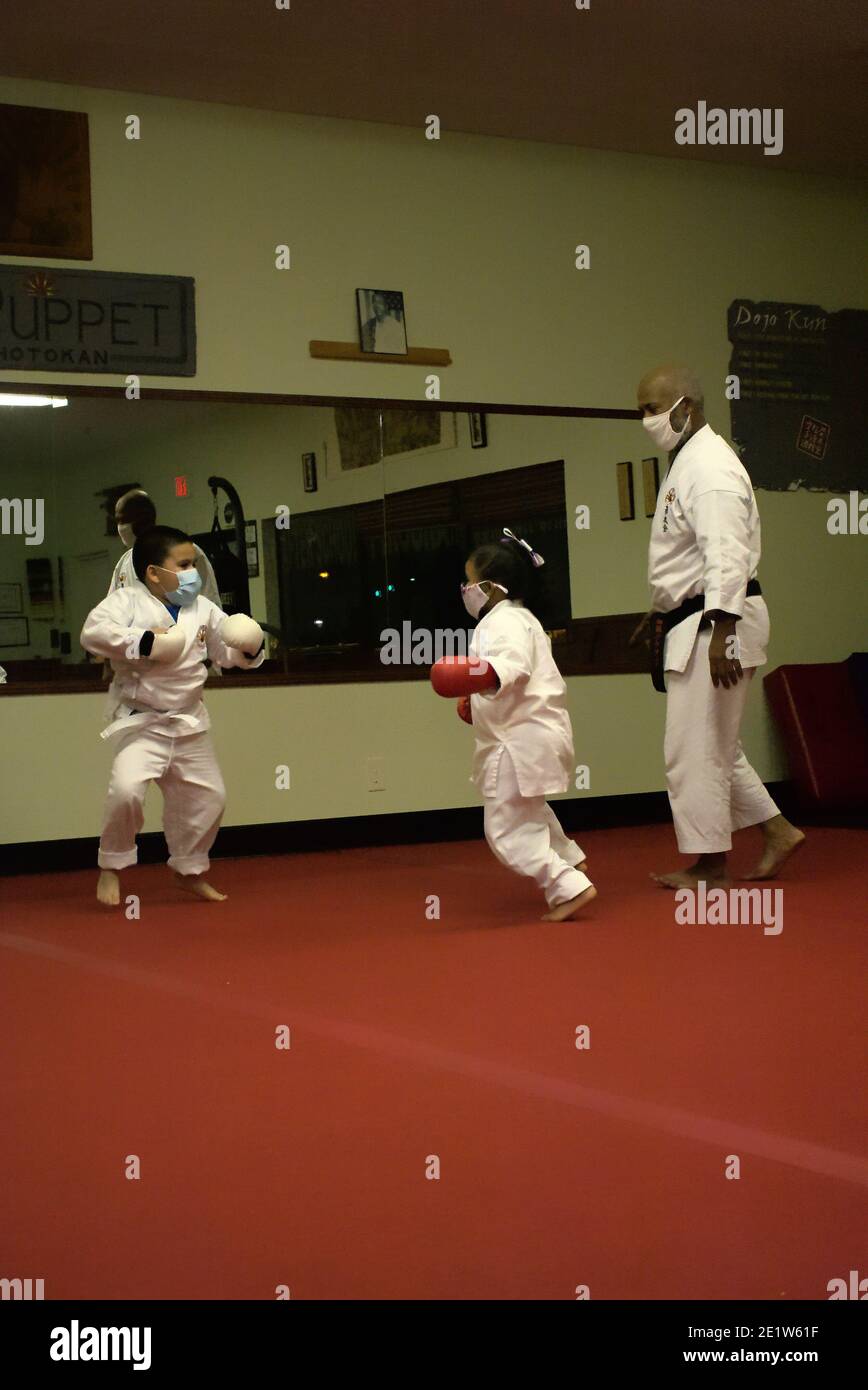 Pictures of my daughter's Karate Class for Editorial Uses.Hight quality ...