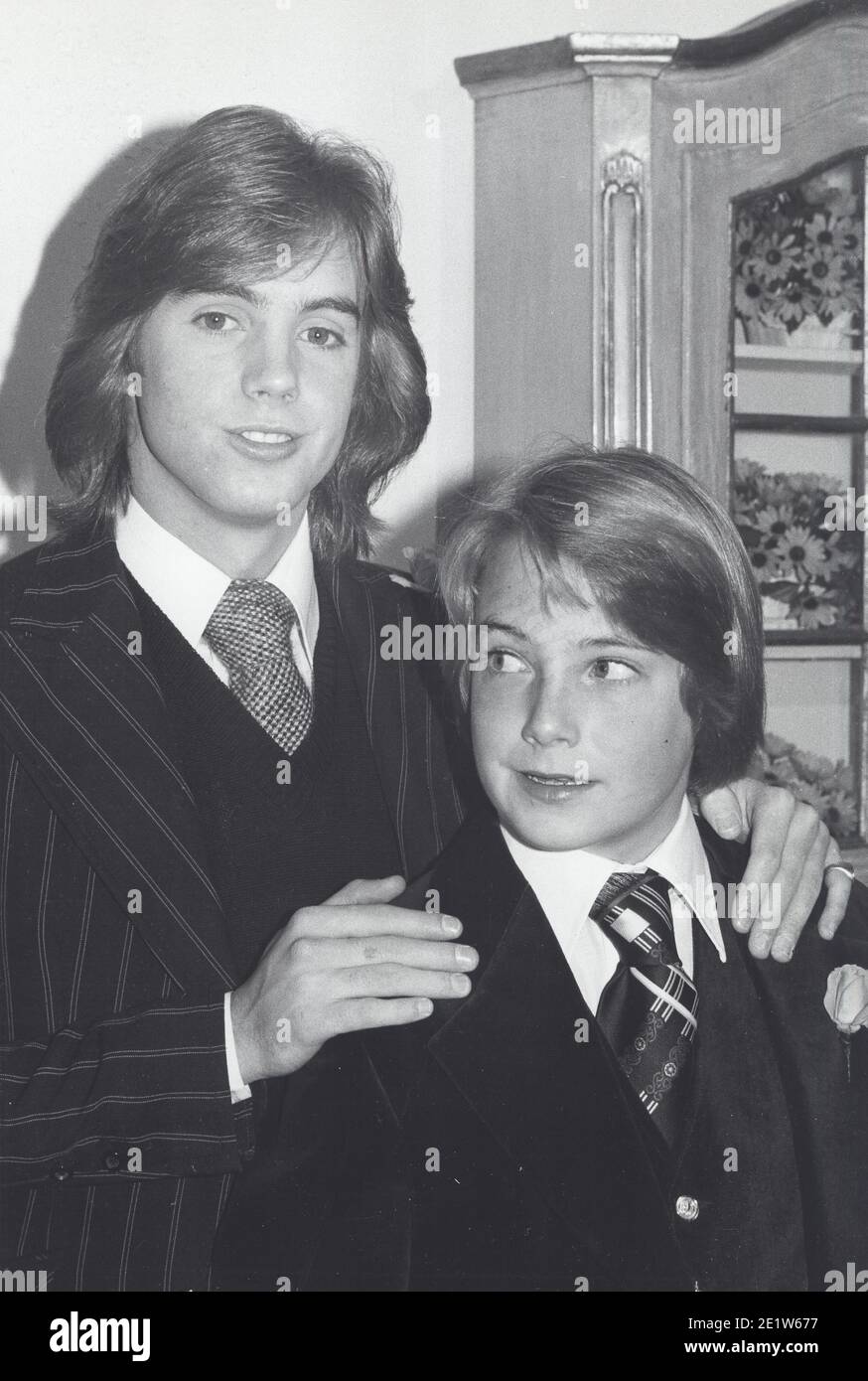 SHAUN CASSIDY with brother Ryan Credit: Ralph Dominguez/MediaPunch ...