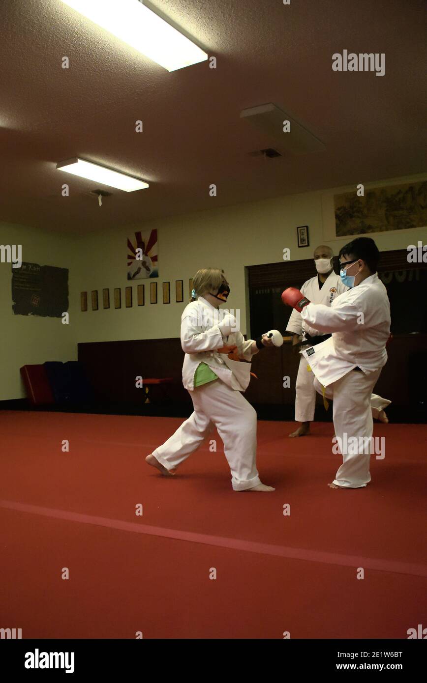 Pictures of my daughter's Karate Class for Editorial Uses.Hight quality ...