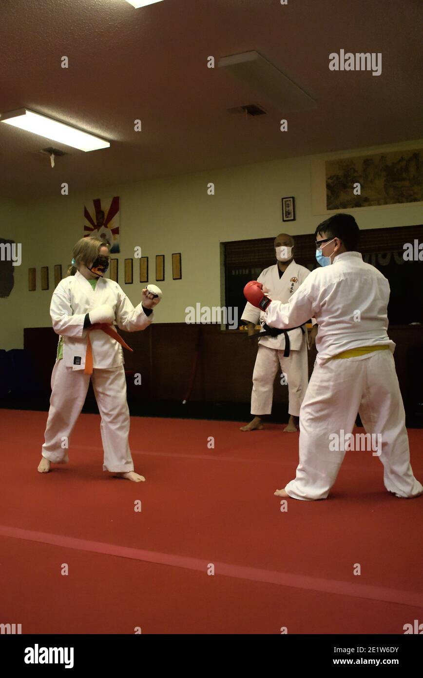 Pictures of my daughter's Karate Class for Editorial Uses.Hight quality ...