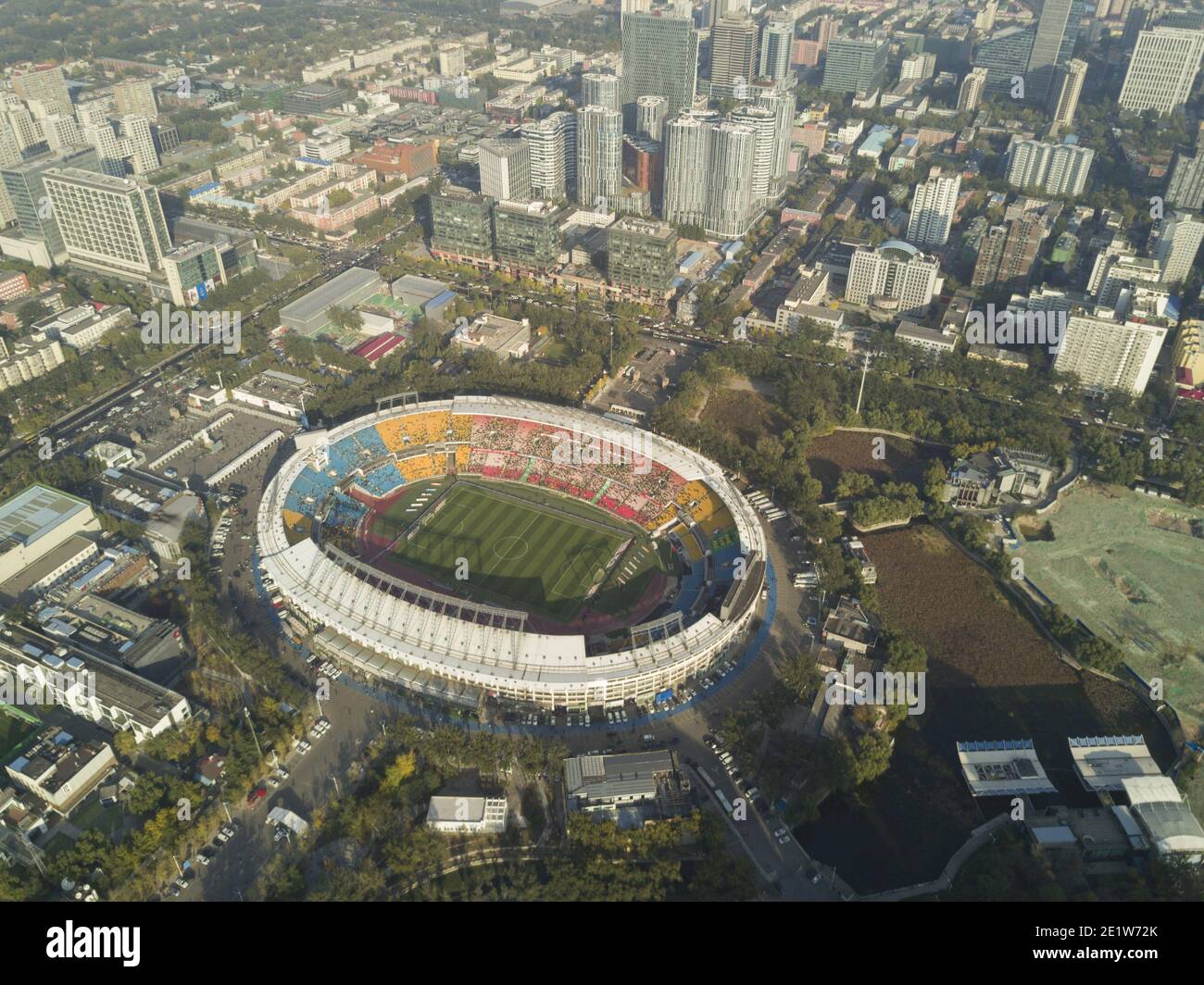 Aerial view beijing china hi-res stock photography and images - Alamy