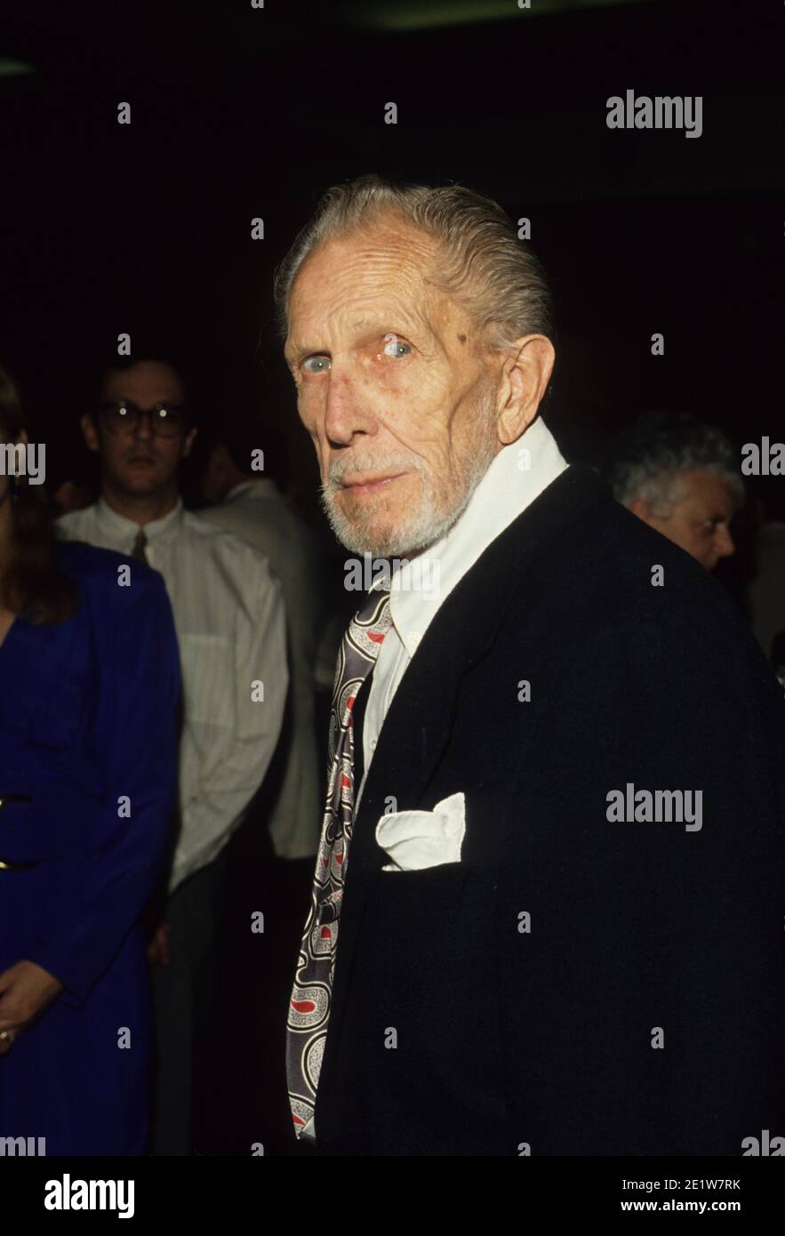 VINCENT PRICE 1991 l1451 Credit: Ralph Dominguez/MediaPunch Stock Photo ...