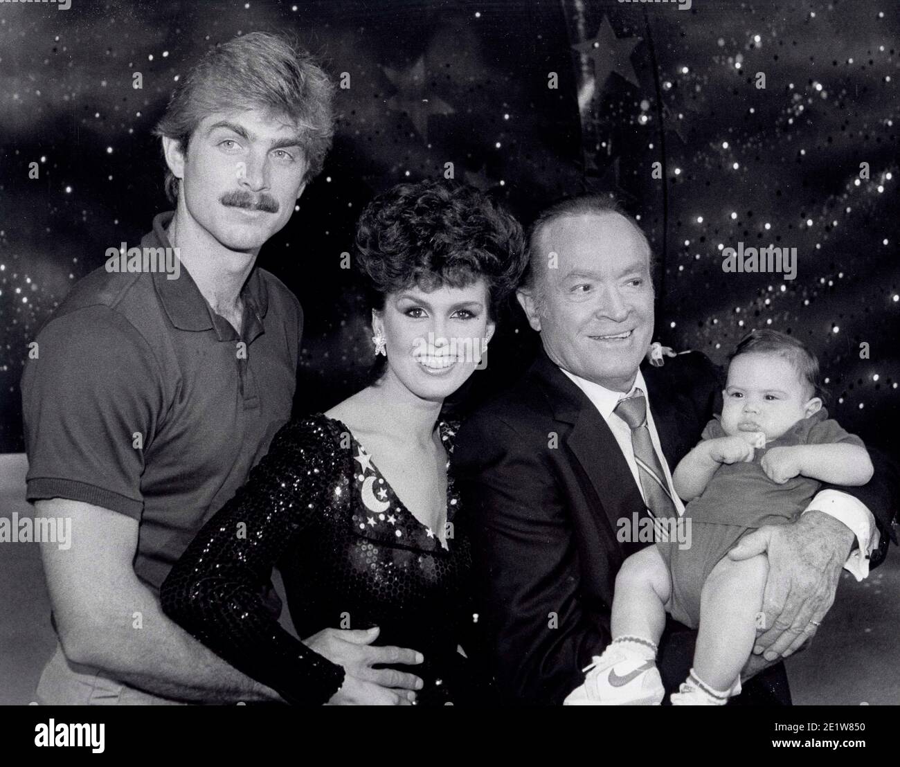 MARIE OSMOND with Steve Osmond and baby Steve Jr. and Bob Hope at the ...