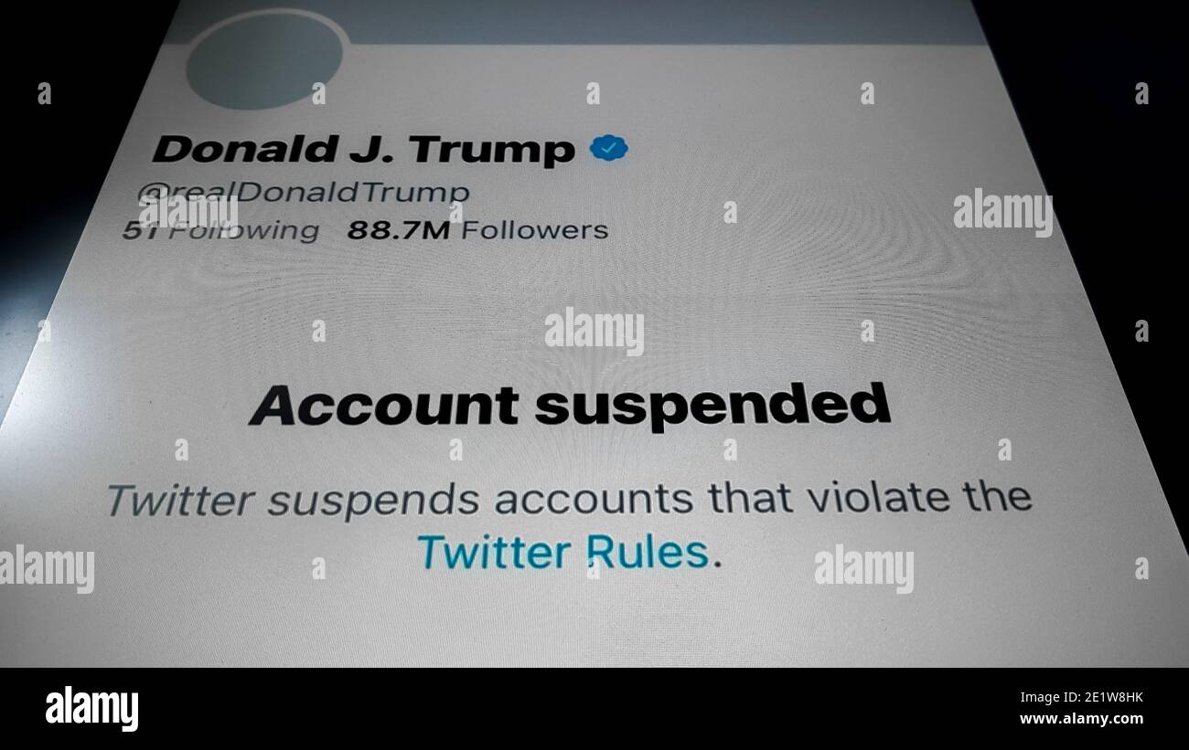 Twitter ban hi-res stock photography and images - Alamy