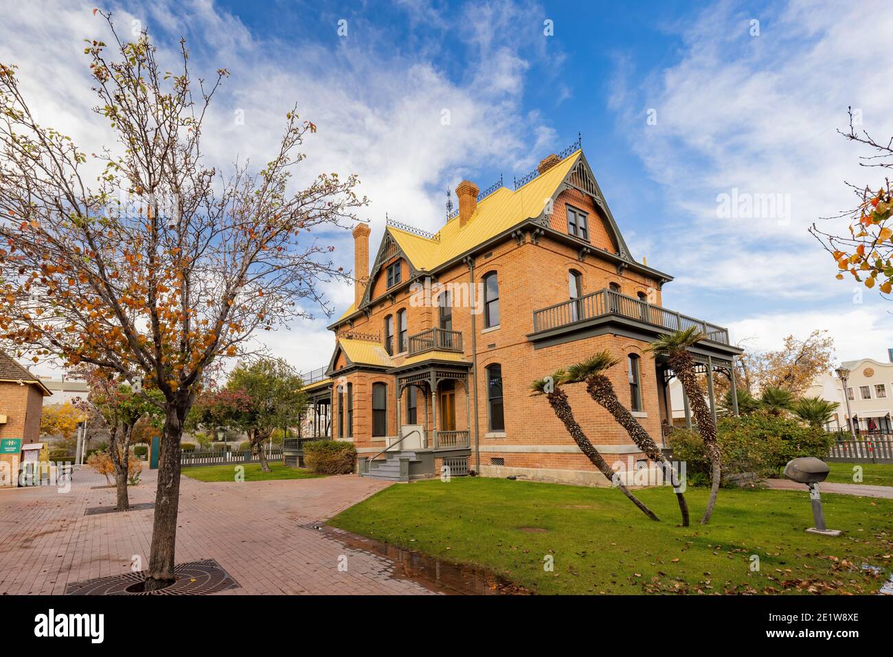 Exterior view of the Rosson House Museum at Phoenix, Arizona Stock ...