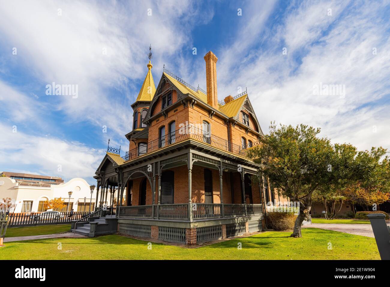Exterior view of the Rosson House Museum at Phoenix, Arizona Stock ...