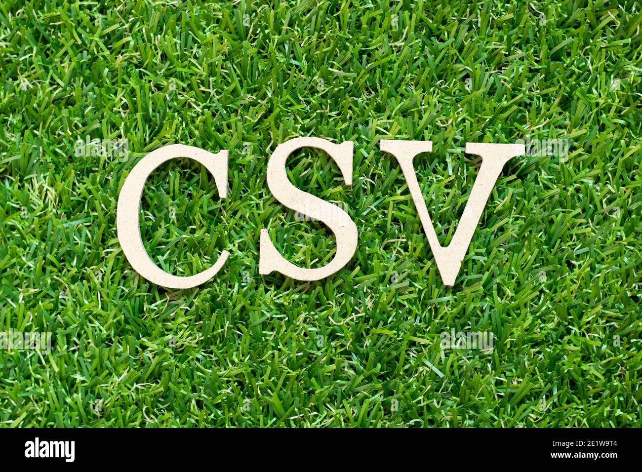 Csv alphabet hi-res stock photography and images - Alamy