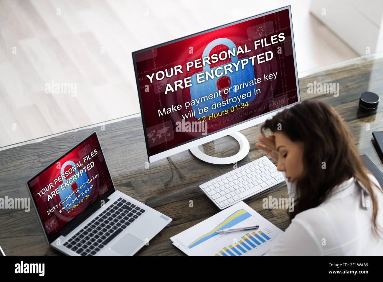 Ransomware desk hi-res stock photography and images - Alamy