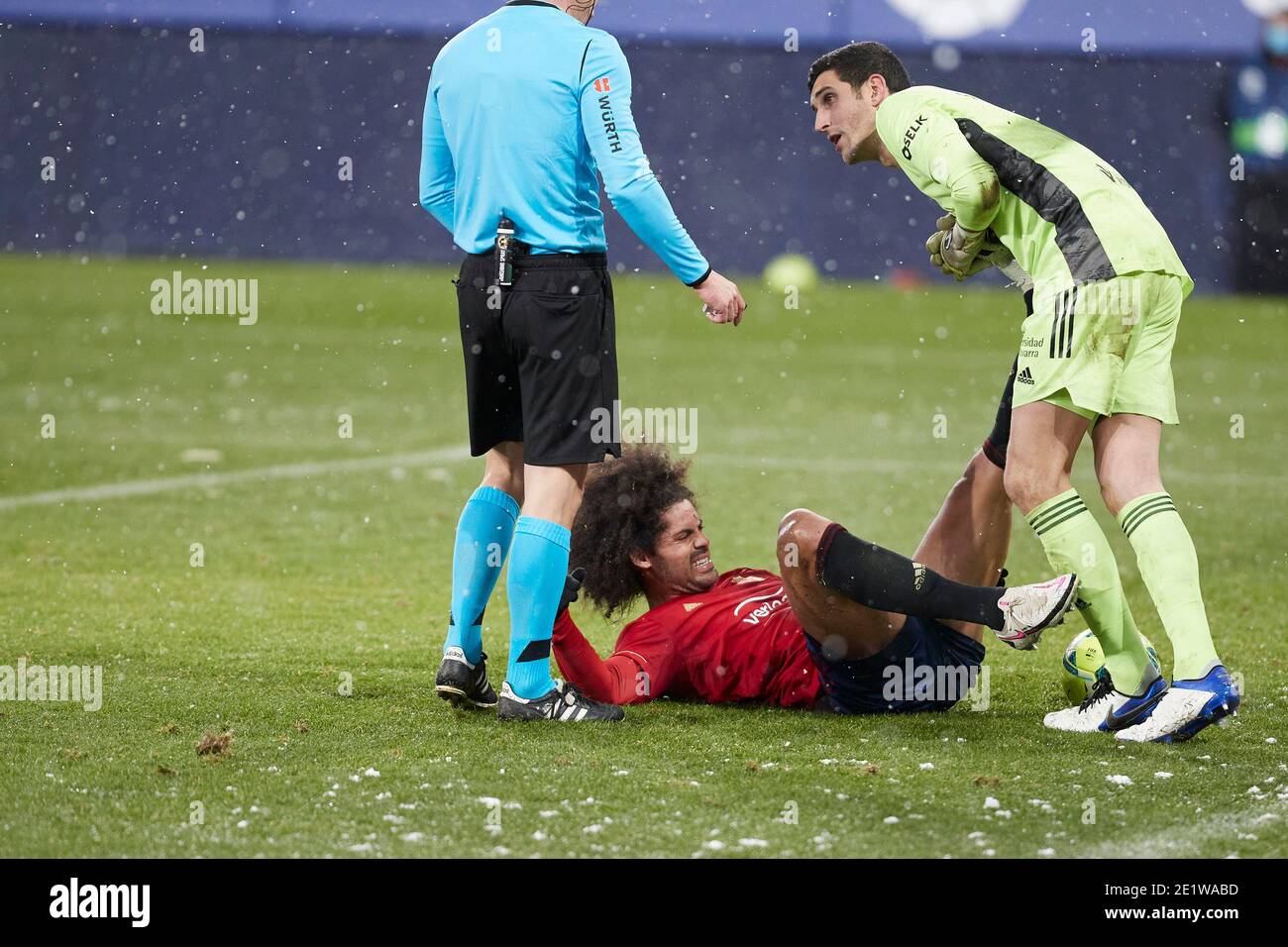 Aridane Hernandez (defender; CA Osasuna), Sergio Herrera (goalkeeper ...