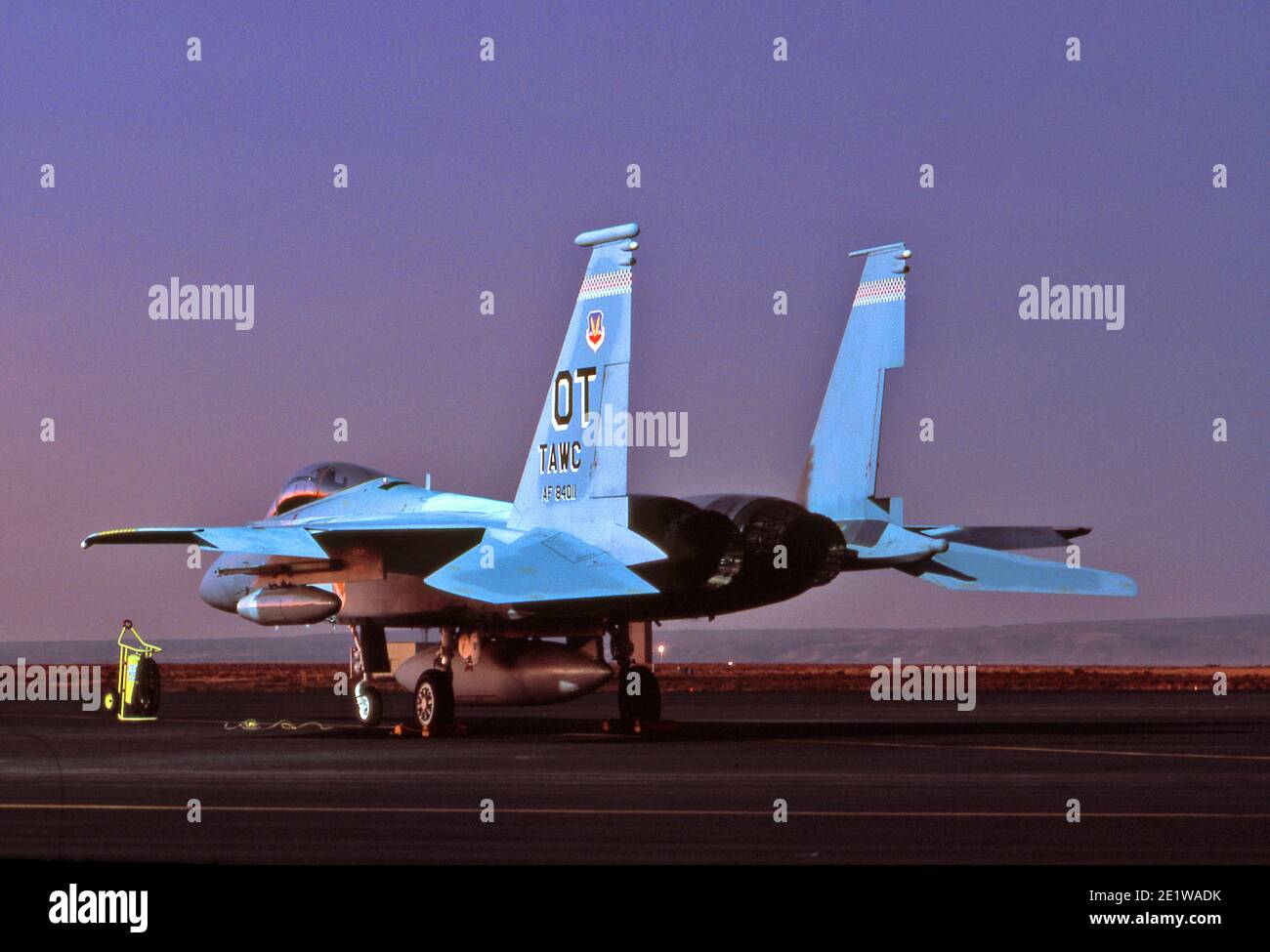 McDonnell-Douglas F-15 Eagle Twin engine all weather USAF Fighter Stock ...