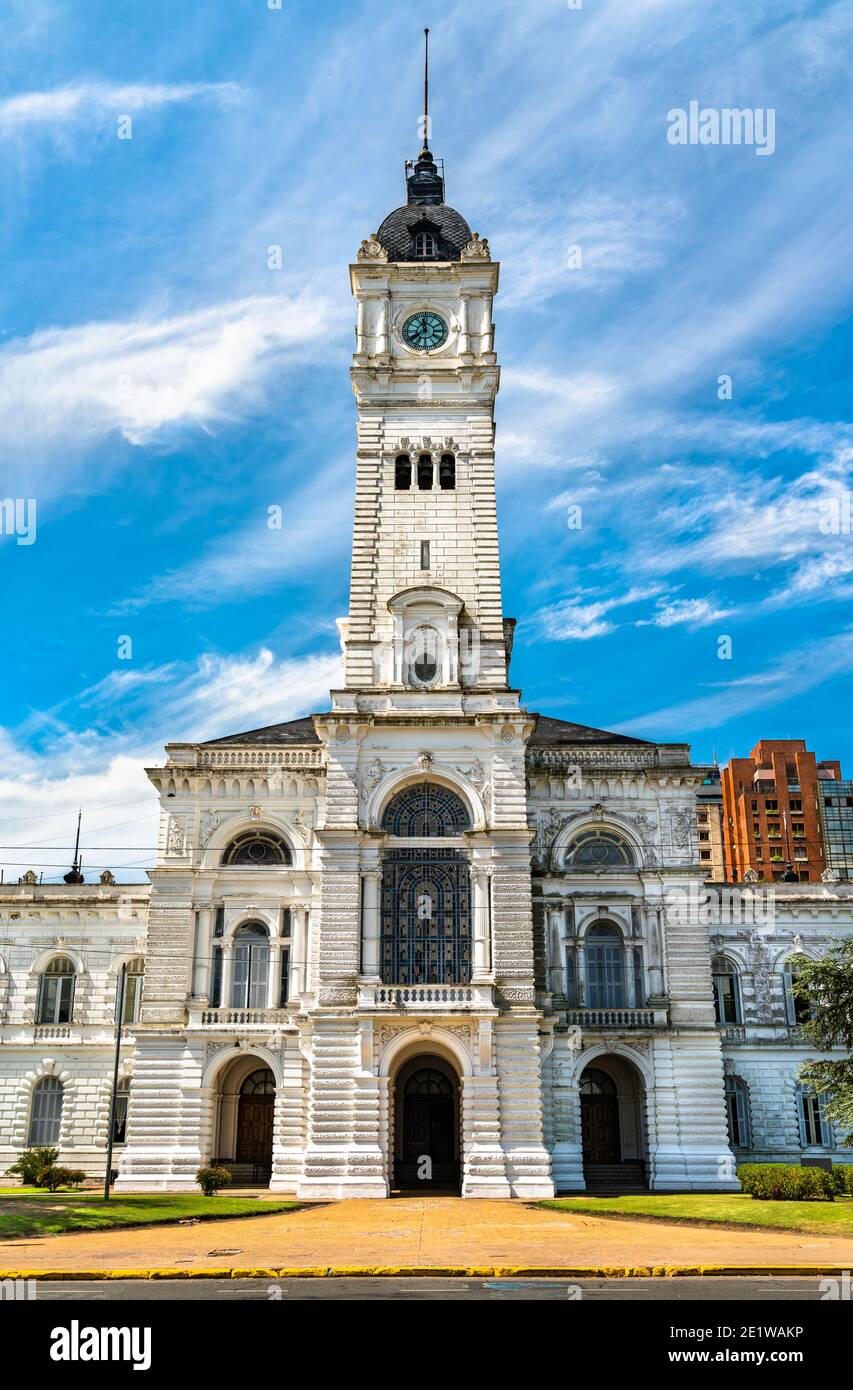 Facade colonial architecture palacio municipal building in plaza hi-res ...