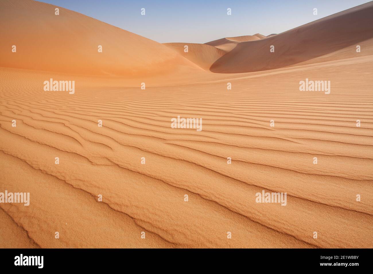 Sand patterns captured in the Sahara desert in united arab emirates ...