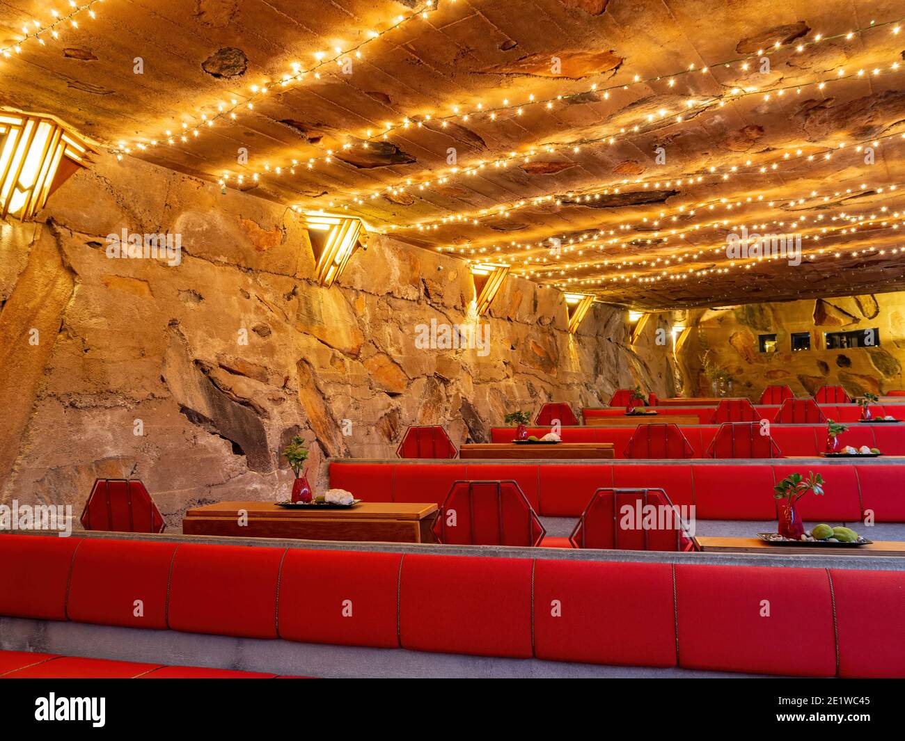 Phoneix, JAN 2, 2021 - Interior view of the famous Taliesin West World ...