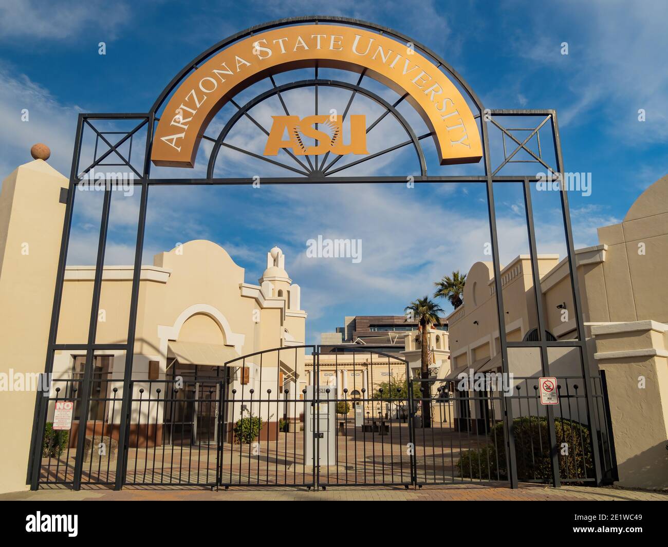 Arizona state university arch hi-res stock photography and images - Alamy
