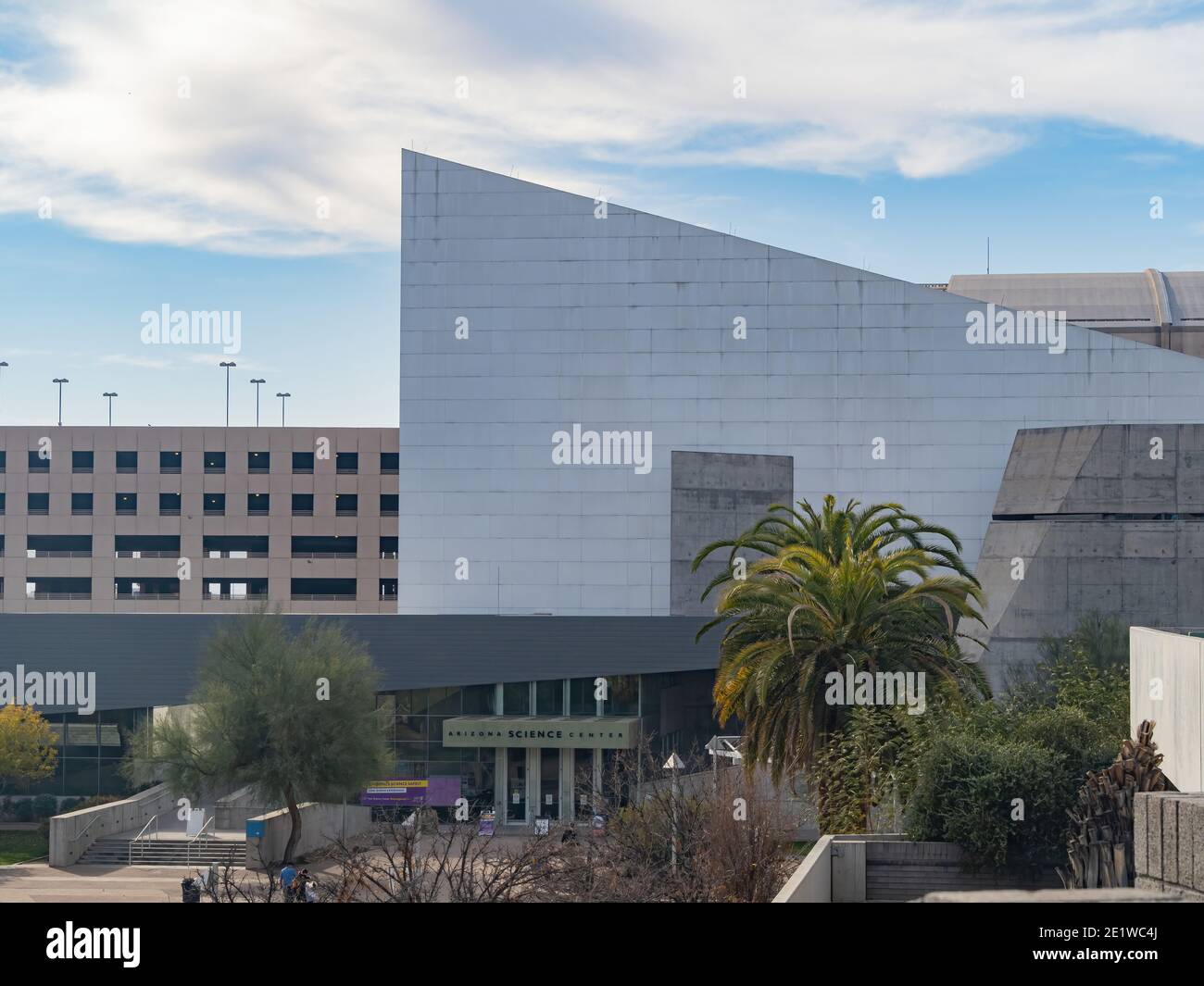 Phoneix, JAN 3, 2021 - Exteriro view of the Arizona Science Center ...