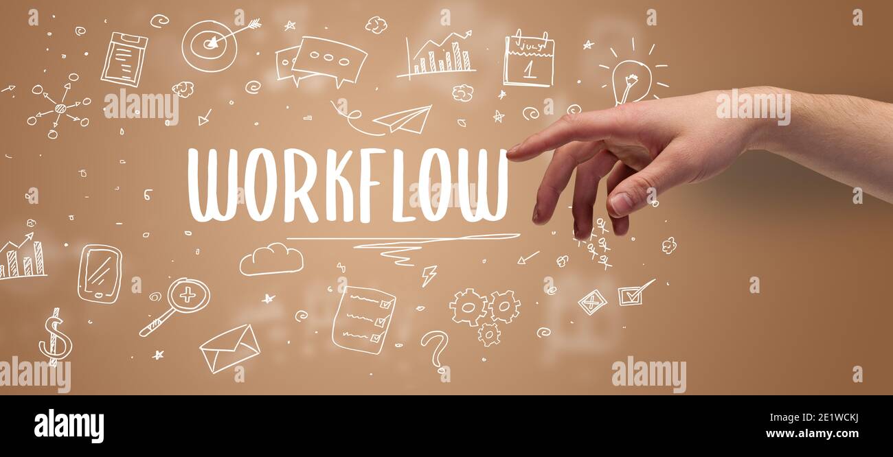 Workflow visualization hi-res stock photography and images - Alamy